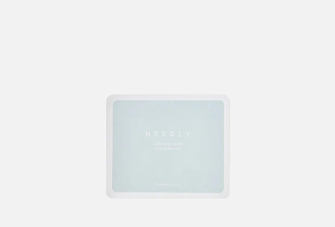 Набор увлажняющих масок для лица NEEDLY Daily toner mask, 30 шт