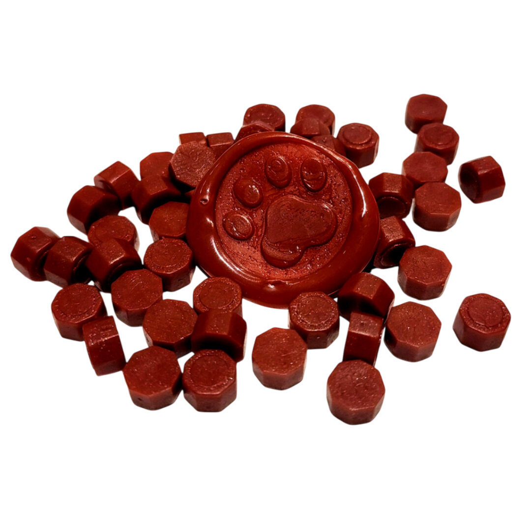 Коричневый сургуч в гранулах - 50 штук сургуч гранулы
