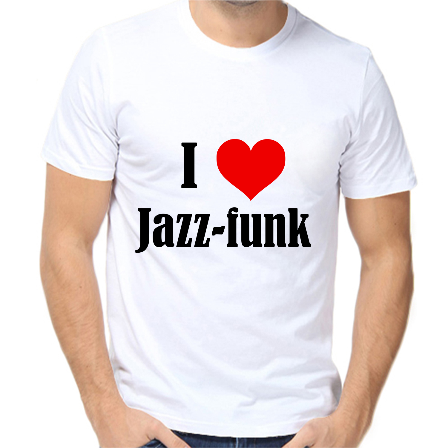 Футболка Я люблю Jazz-funk Джаз-фанк