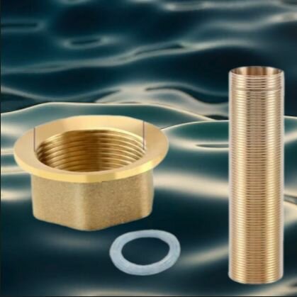 Медная гайка с высокой ножкой, винтовая гайка с фиксированной ножкой