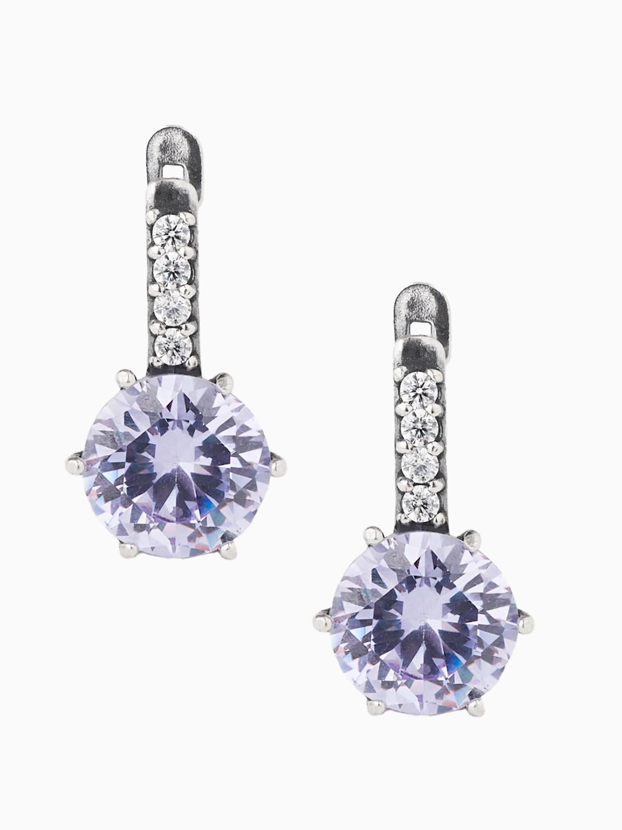 Серьги, фианит