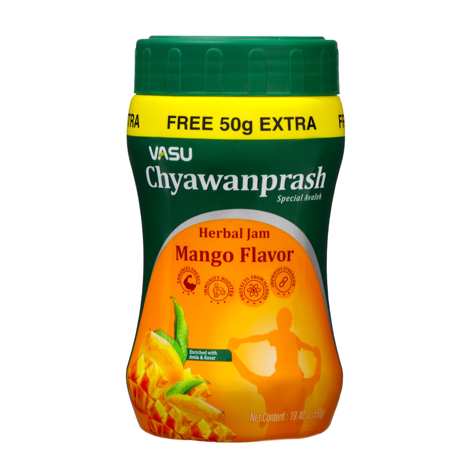 Чаванпраш Манго Васу (Chyawanprash Mango Vasu) Для иммунитета Омоложение, 550 г
