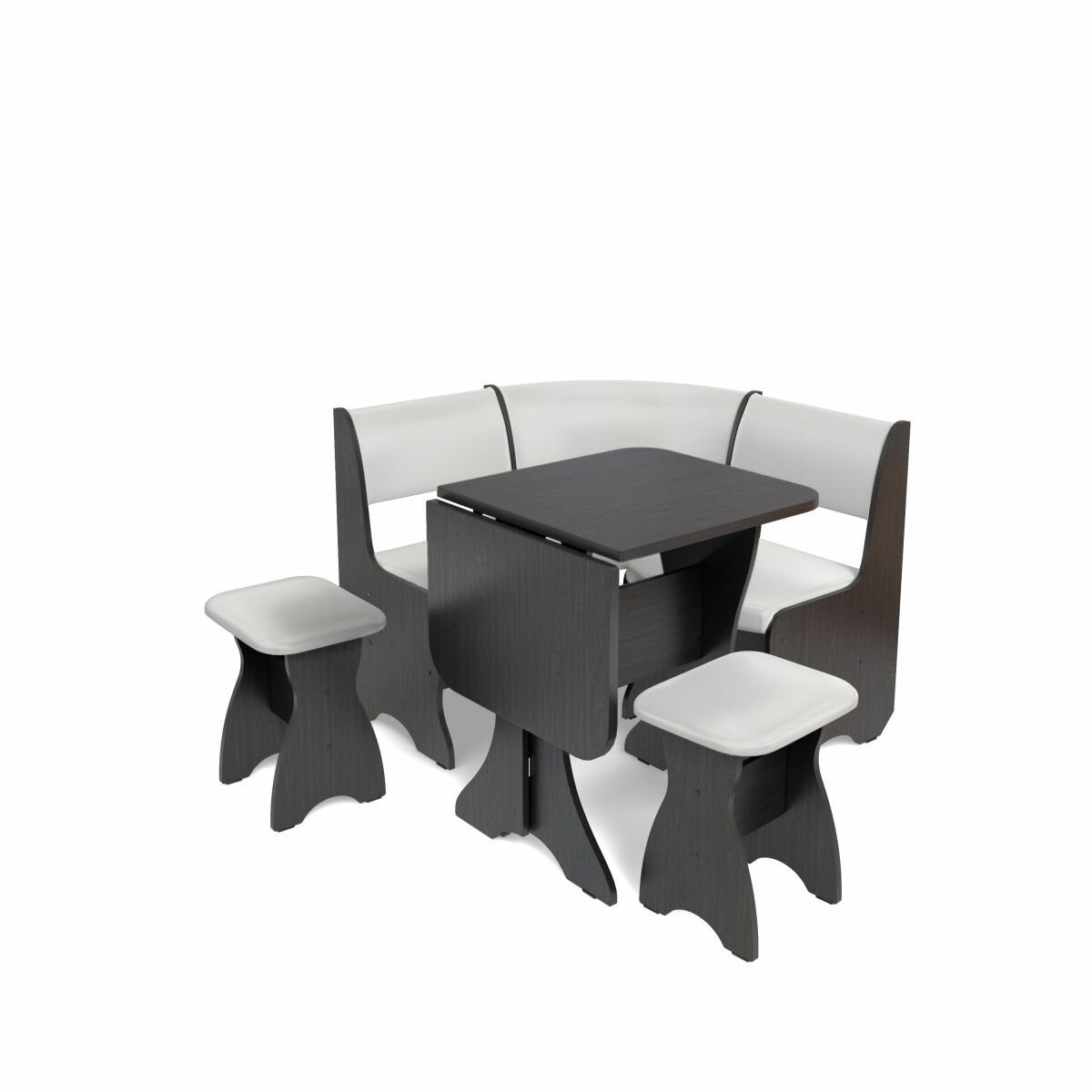 Кухонный уголок Таисия Мини Венге/Б. Милк