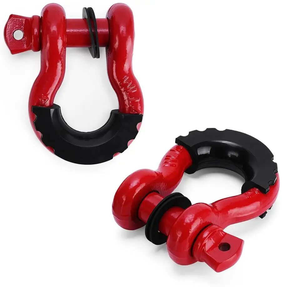 Автомобильные аксессуары D-кольцевая скоба 3,25T фаркоп универсально подходит для Jeep Wrangler внедорожный грузовик восстановление автомобиля 4x4 внедорожный инструмент