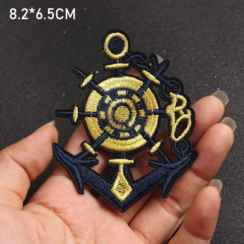 Патчи с вышивкой якоря для одежды G-BT0042-12
