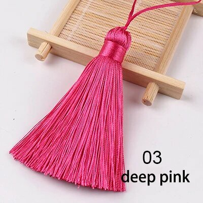 Кисточки декоративные DeepPink 8 см, 2 шт.