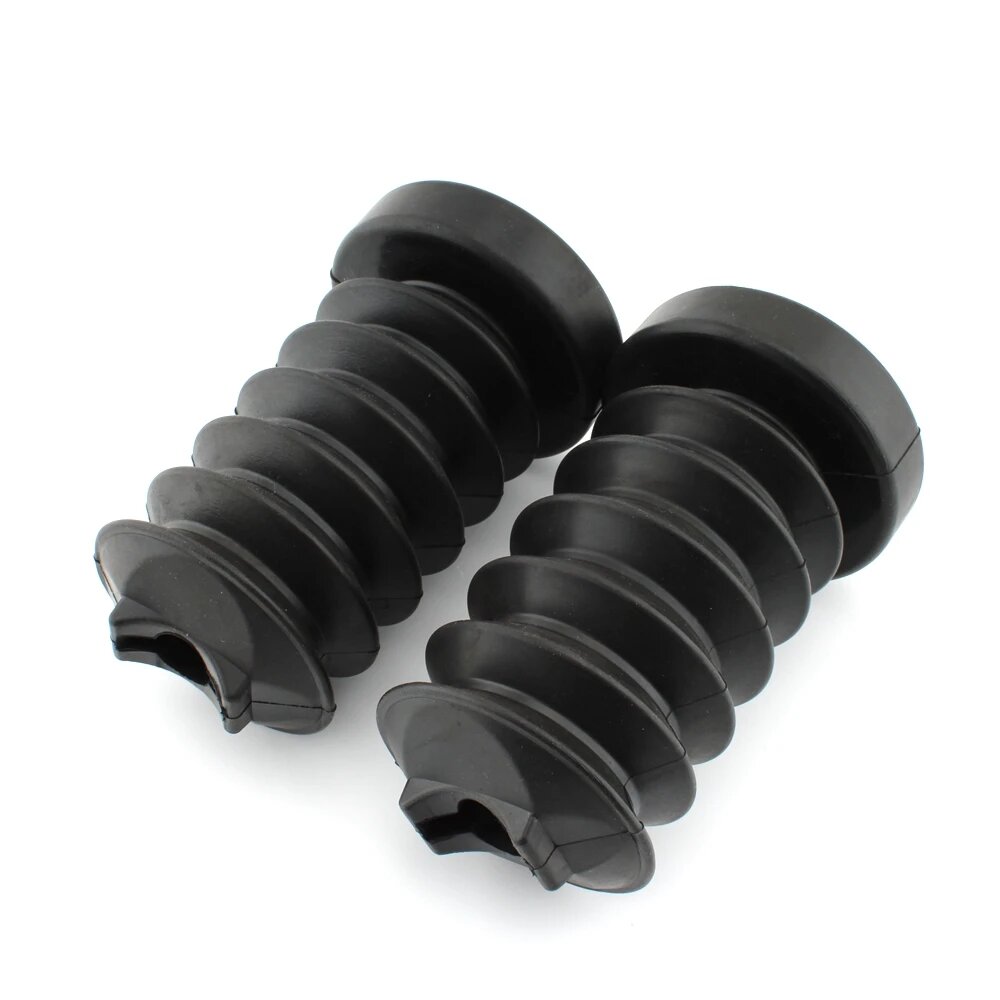 Черная резиновая задняя крышка вилки, амортизатор, крышка для Harley Touring Street Electra Glide Road King 97-13, запчасти для мотоциклов