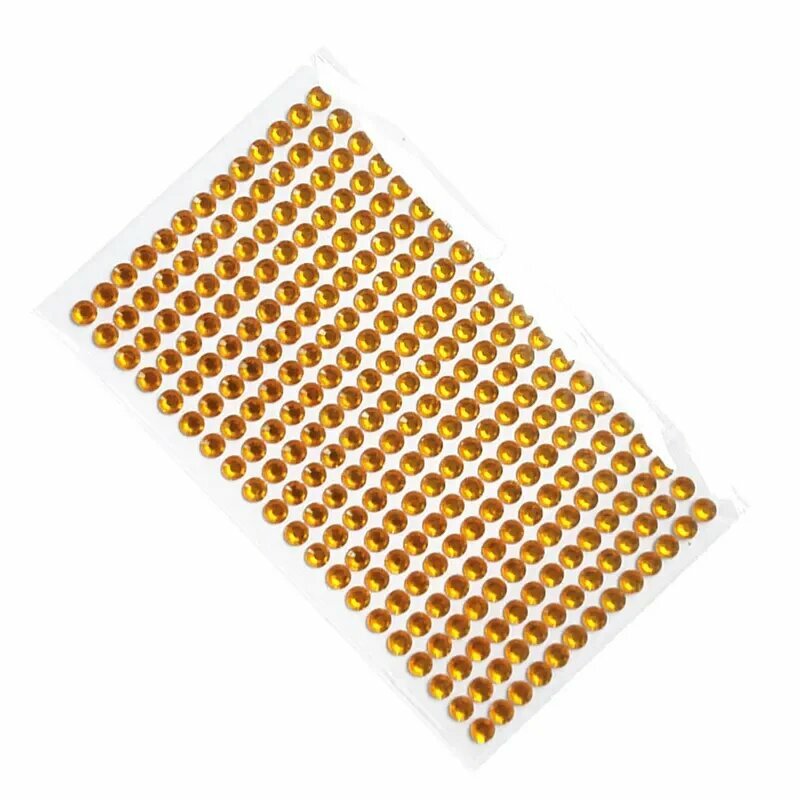 Акриловые самоклеящиеся стразы для декорирования