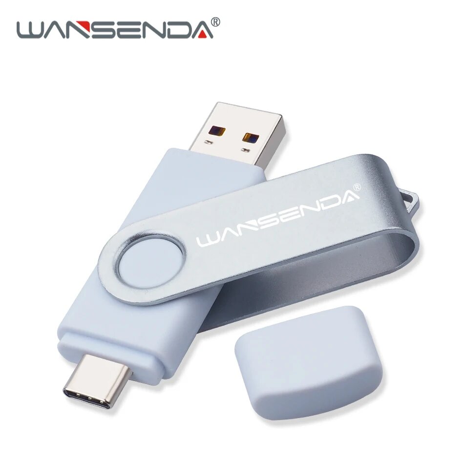 WANSENDA USB 3.0 флешка 128 ГБ, белый