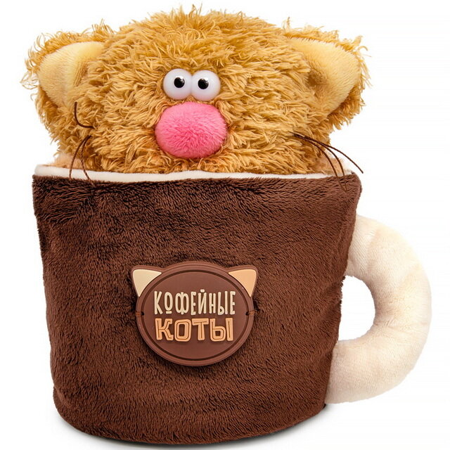 Мягкая игрушка Кот Кортадо-Десерт 12 см, Кофейные Коты, Budi Basa, CCat12-32