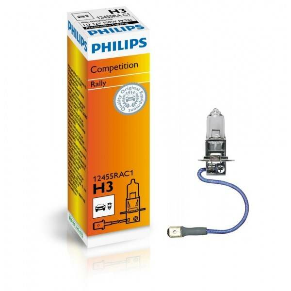 Лампа H3 12V 100W PK22s PHILIPS PHILIPS-12455