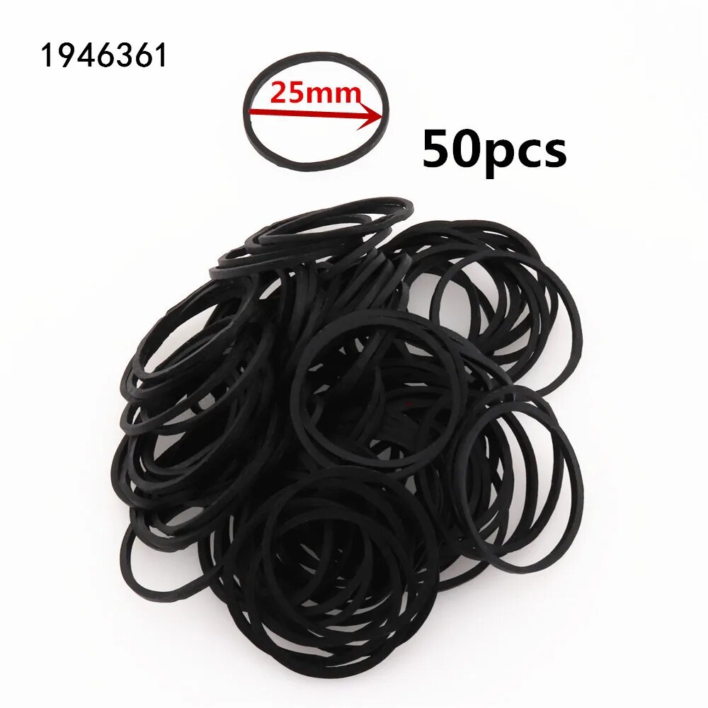 Банковские резинки You Ping 906 Черный, Black-25mm50pcs