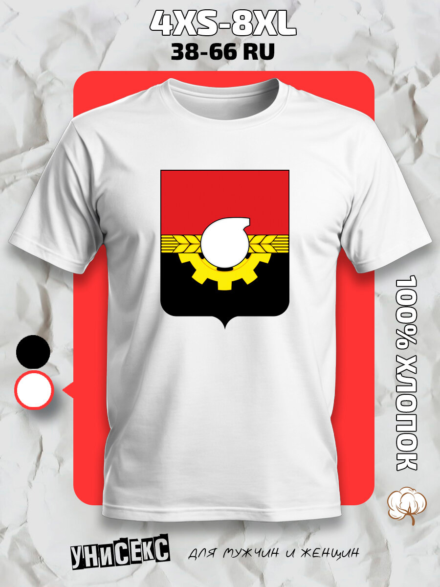 Футболка с принтом герб города Кемерово