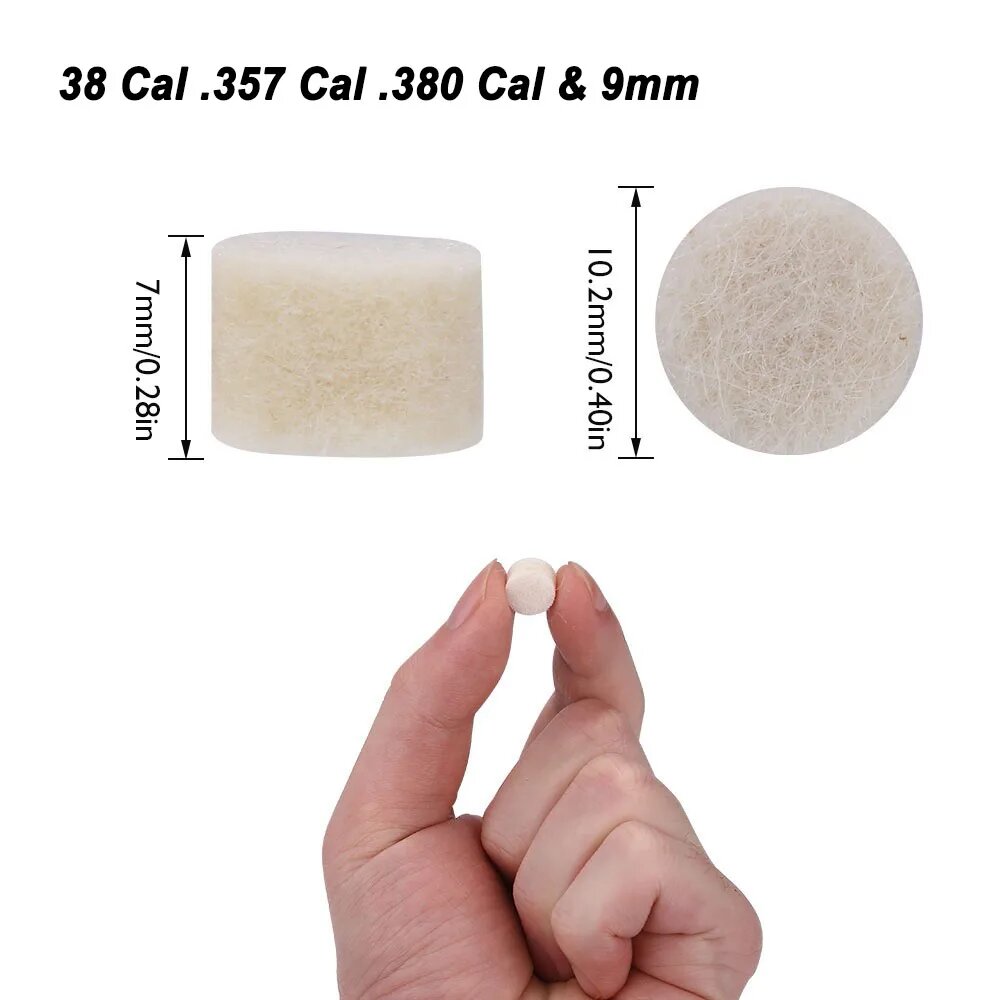 Чистящие прокладки для камеры CS Force, шерстяной фетр Type 3