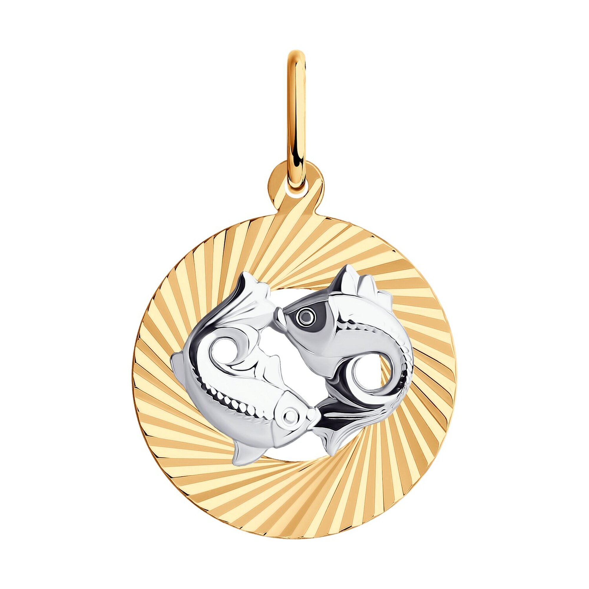 Подвеска, красное золото, 585 проба