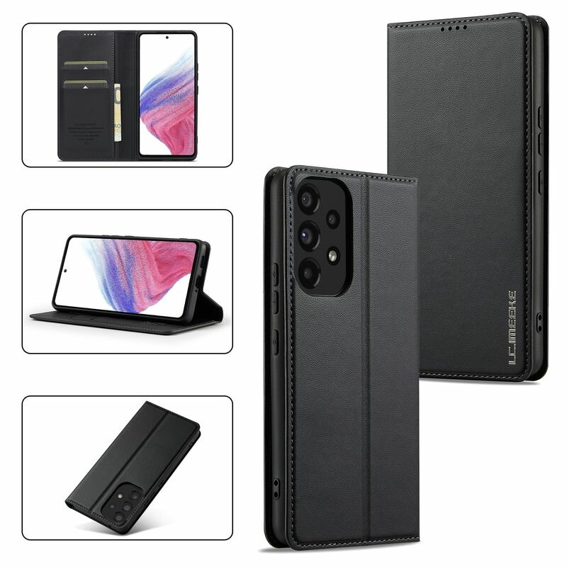 LCIMEEKE Премиум-класса Кожаный Чехол Для Samsung Galaxy A53 5G / Самсунг Галакси А53 5G, Защитный Флип-чехол