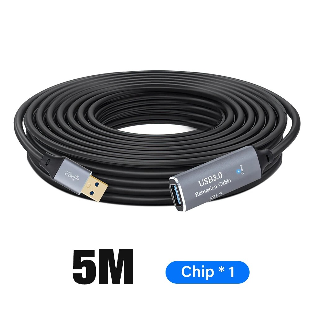 USB 3.0 Удлинитель кабеля с усилителем 5m