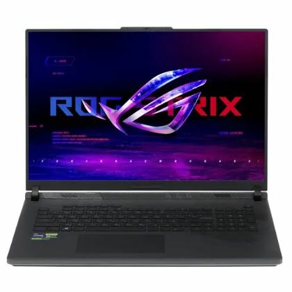 18" Ноутбук Asus ROG Strix Scar 18 G834JYR-R6027W (90NR0IP2-M00160) черный - 2560x1600, Mini LED, Intel Core i9-14900HX, ядра: 24 x 2,2 ГГц, 32 ГБ, SSD 2000 ГБ, NVIDIA GeForce RTX 4090 (16ГБ), W11Home