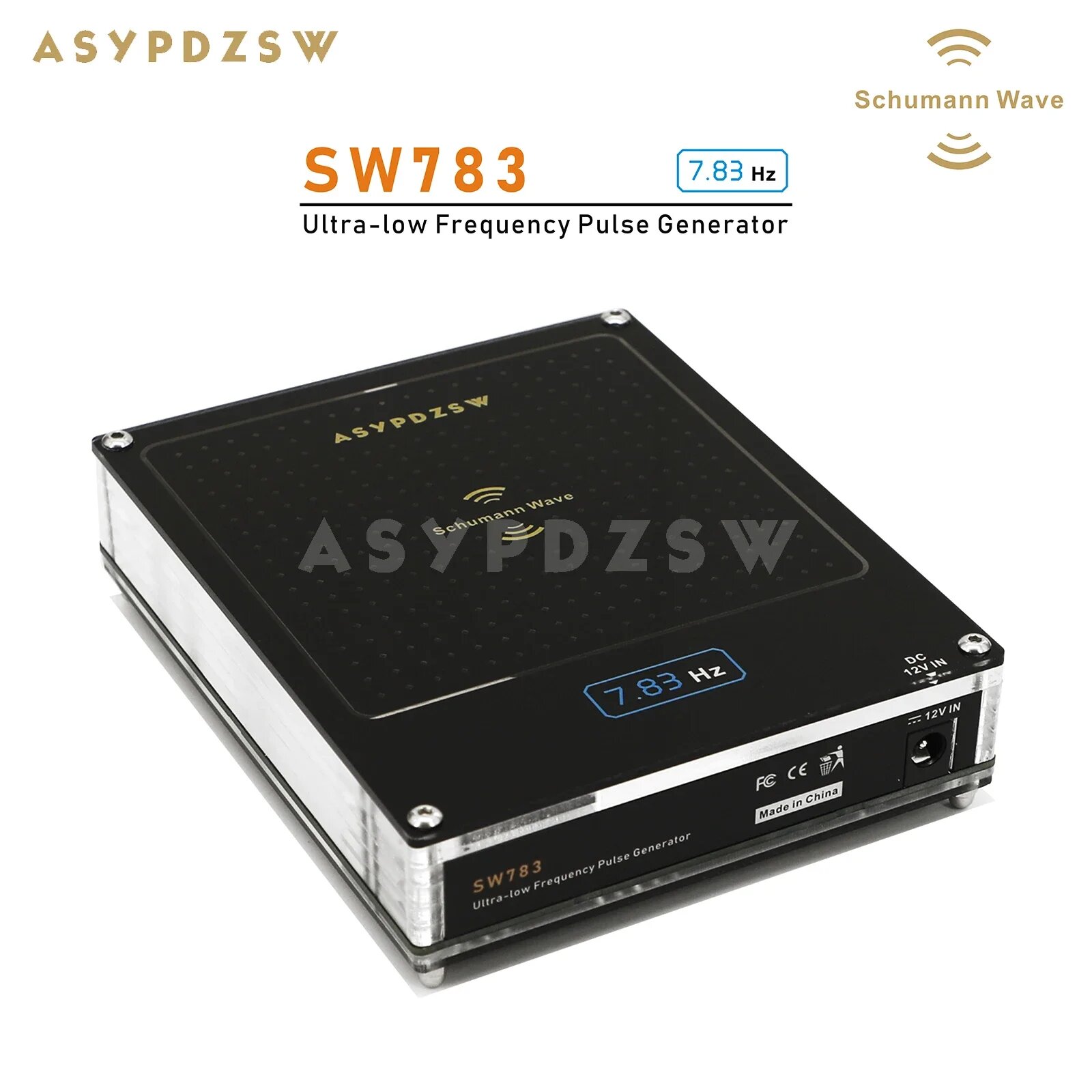 Генератор Шумана SW783 7.83Гц, EU Plug adapter