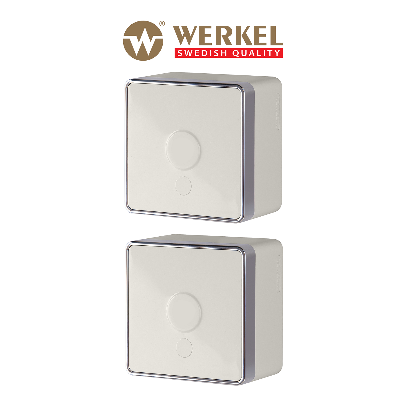 Вывод кабеля Werkel Gallant WL15-16-01, цвет слоновая кость - комплект 2 шт.