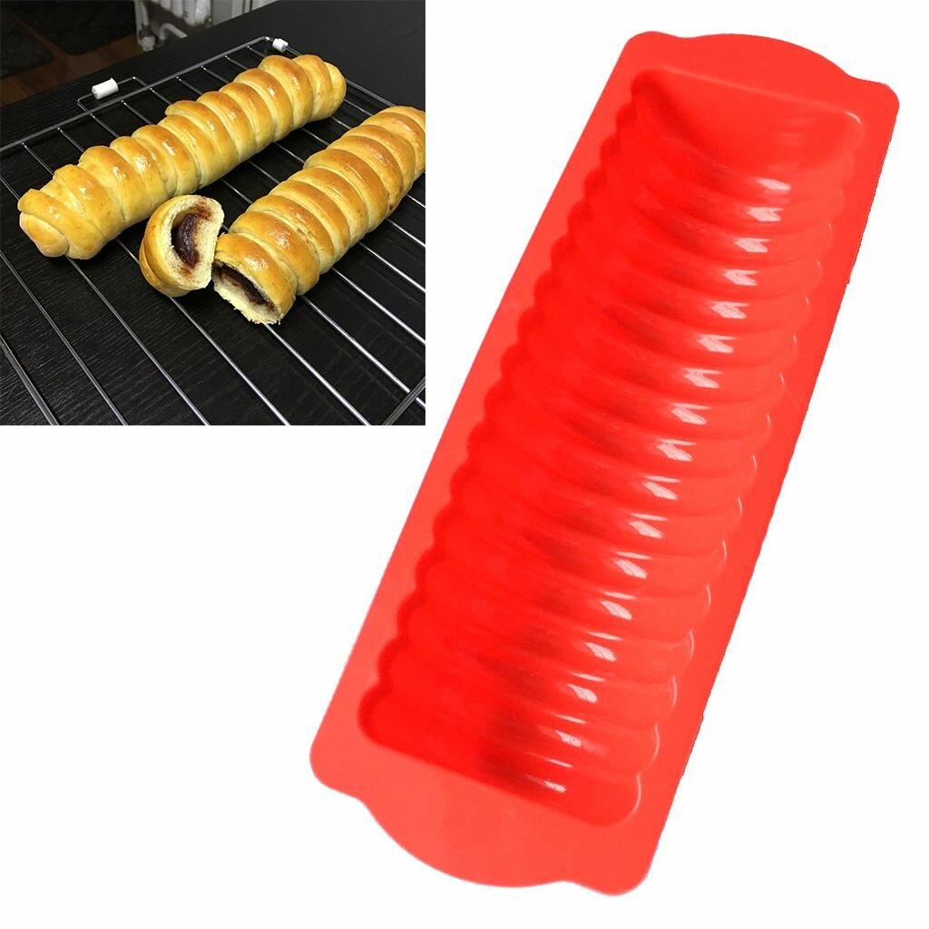 Форма для выпечки хлеба Силиконовая форма хот-догов DIY Десерт торта