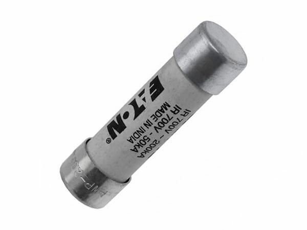 Предохранитель ( плавкая вставка ) BUSSMANN FWP-20A14F, быстродействующий с характеристикой AR, 20 А, 690В AC/700В DC, 14 x 51 мм