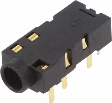 Разъем CLIFF FCR684204T Разъем: оптические (Toslink) + Jack 3,5мм угловой 90 град. THT 1шт