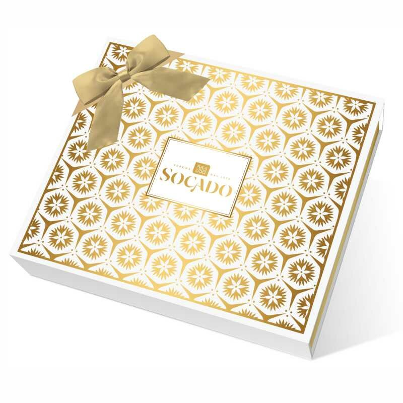 Конфеты SOCADO ассорти с пралине и кремом капучино "KRYSTAL" /картон/ 250г