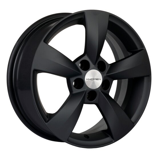 Колесный диск Khomen KHW 1504 6x15 5*100 ET38 DIA57.1 Black