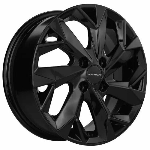 Колесный диск Khomen KHW 1508 6x15 4*100 ET40 DIA60.1 Black