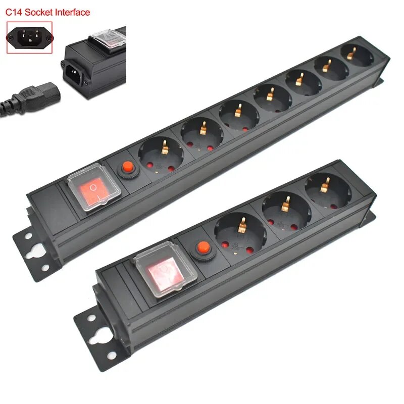 Strider Rui C14 PDU с 3AC розеткой