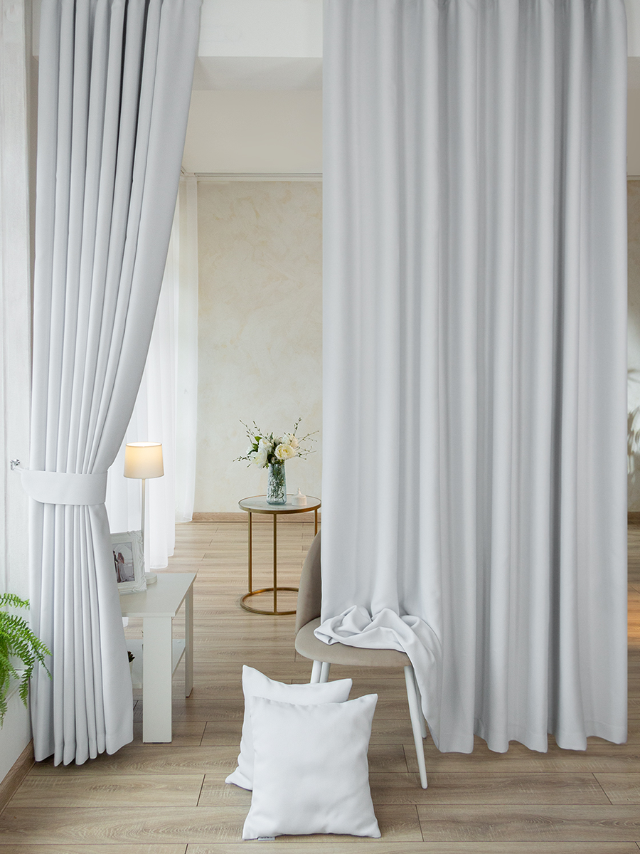 Шторы блэкаут матовые 150х250 (2 шт), Evrika Home