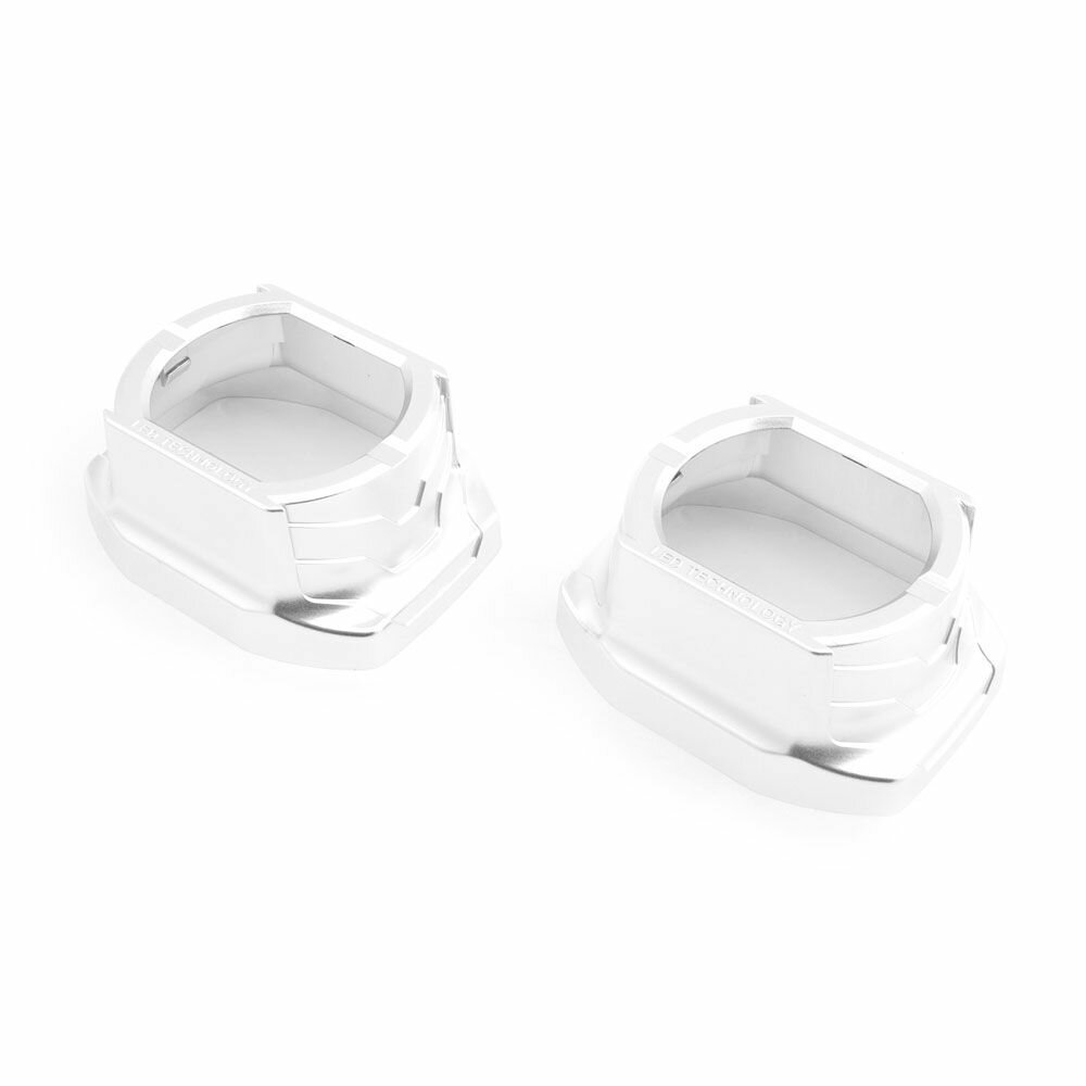 Маски для Bi-LED линз 3.0 MTF Light №03S прямоугольные, хром. 2шт.