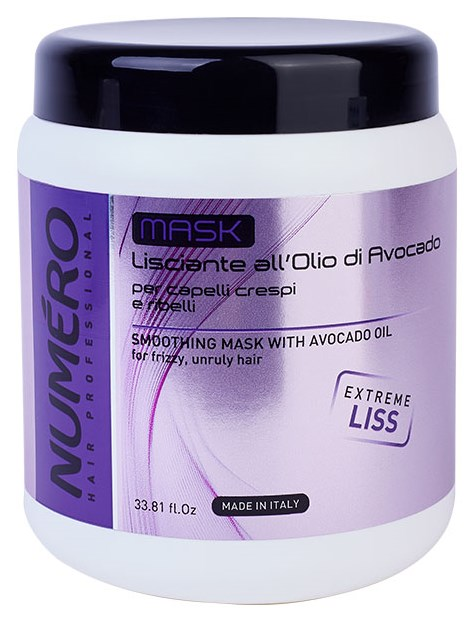 Маска Brelil Professional Numero Liss Smoothing для пушистых и непослушных волос, 1000 мл