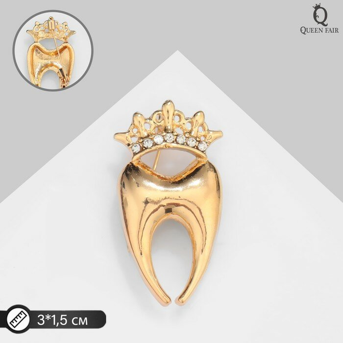 Брошь, стразы