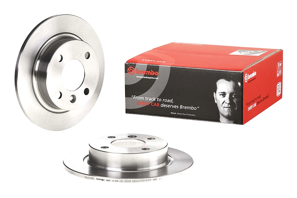 BREMBO 08.5237.10 (3430032 / 34300327 / 3432616) диск тормозной Volvo (Вольво) 440 (445) 2.0 1993-1996