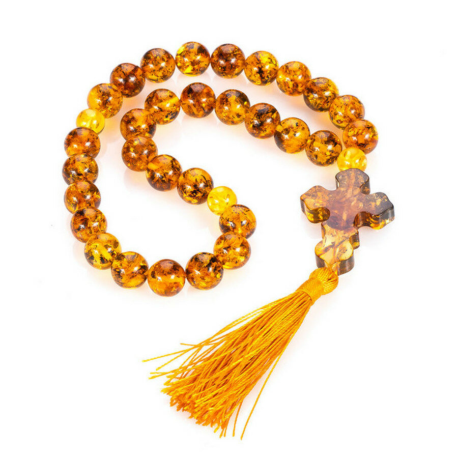 Чётки, янтарь