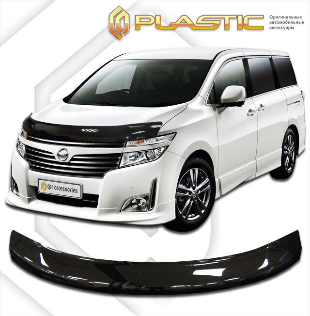 Дефлектор капота Nissan Elgrand 2011-н. в.