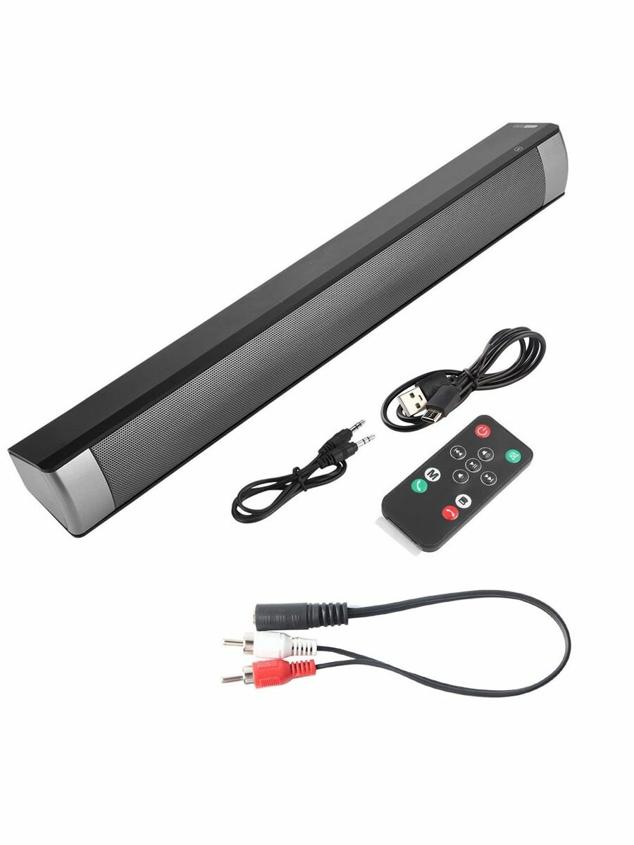 Динамик Bluetooth для домашнего кинотеатра с беспроводной стереосистемой и сабвуфером, разъемом AUX и картой памяти, беспроводной аудиоплеер для домашних развлечений