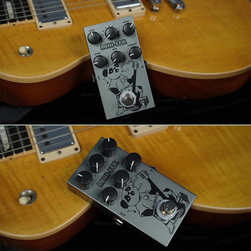 Педали эффектов M-VAVE для электрогитары Heavy Metal, эффектор перегрузки и дисторшна, 3-секционный эквалайзер, портативная педаль для британской дисторшн-гитары