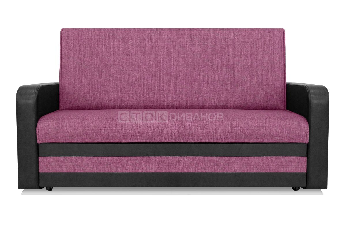 Диван Сток Диванов Мюнхен Plum фиолетовый 175 см, механизм аккордеон, с ящиком для хранения