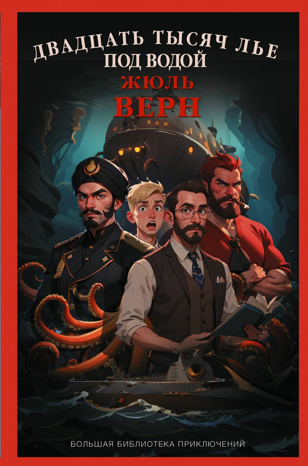 Книга АСТ Двадцать тысяч лье под водой, Ж. Верн, 2024 год