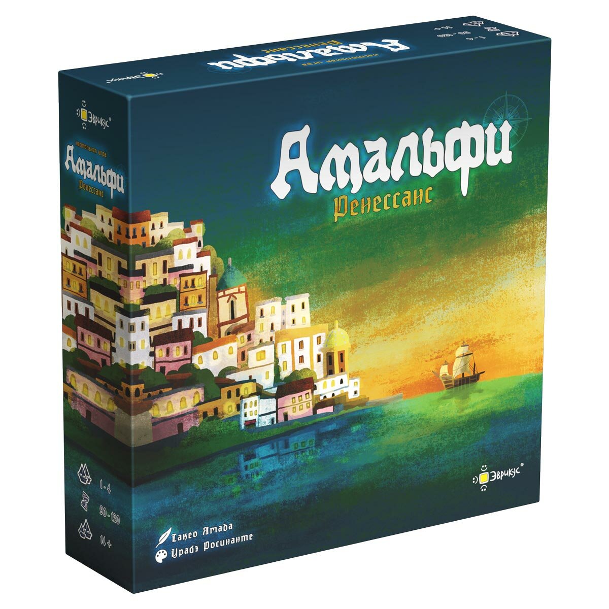 Настольная игра "Амальфи: Ренессанс" издательства Эврикус