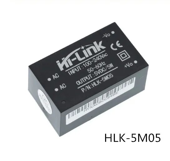 Модуль питания HLK-5M05 5V/5W 100-240V AC