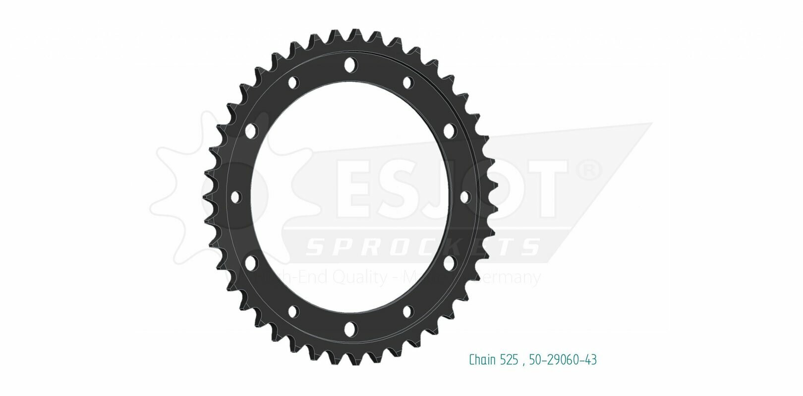 Задняя звезда Esjot 50-29060-43 ( JTR1340 / JTR1346.43) для Honda 800 VFR
