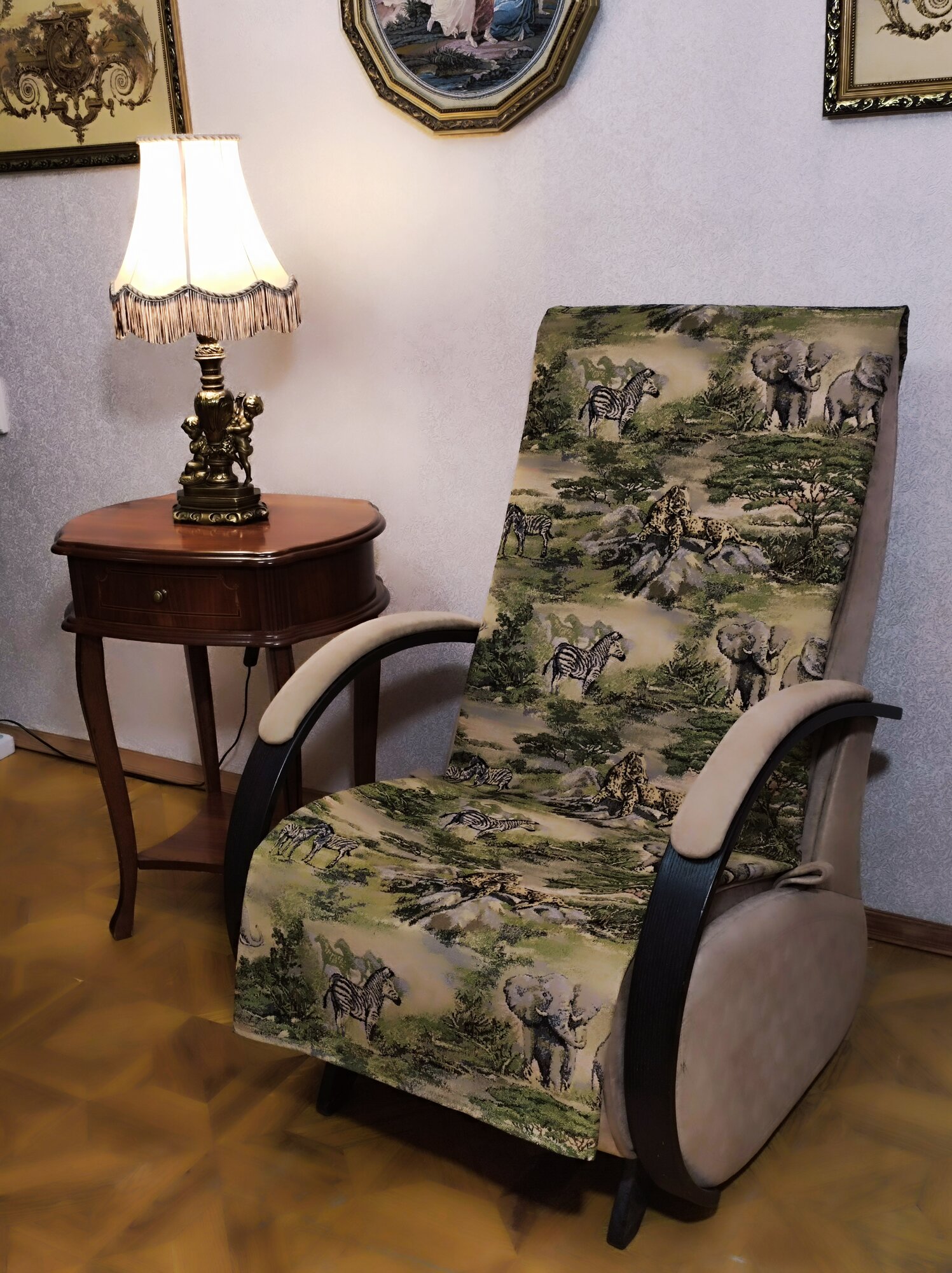 Дивандек - Накидка на кресло "Саванны" 80 х 200 см + Подарок