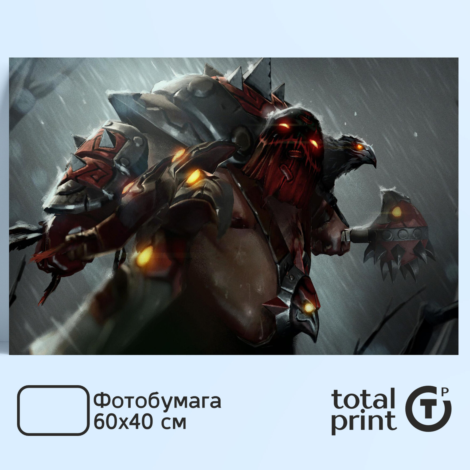 Постер, Дота 2, 60х40см, Crow Pudge