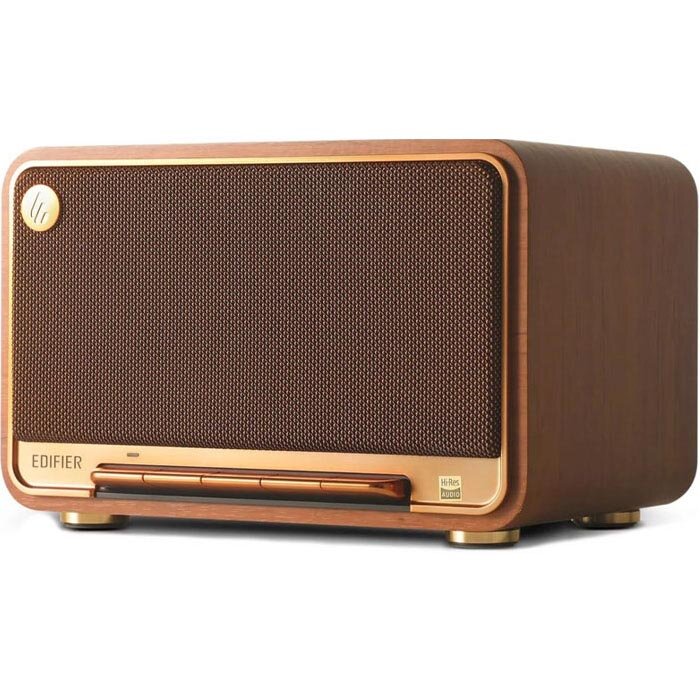 Колонка портативная Edifier D32 Brown мощность 60 Вт, Bluetooth v5.3 дерево
