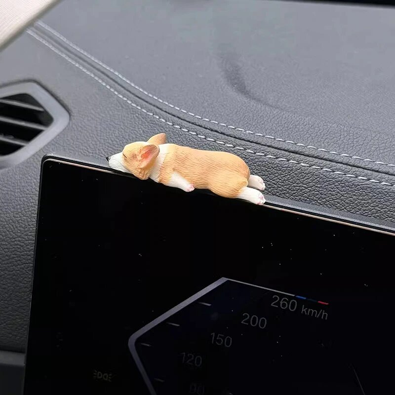 Фигурка корги в авто, смола, only Dog