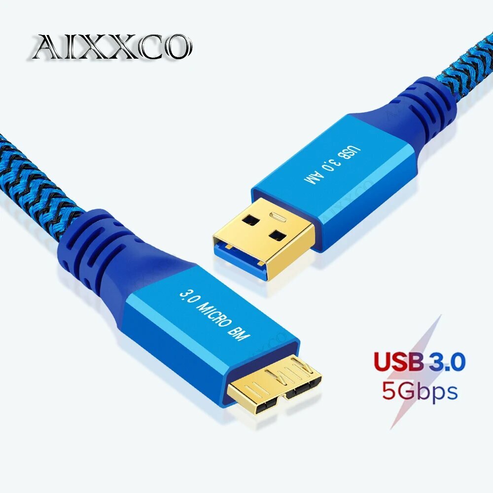 AIXXCO USB 3.0 кабель для внешнего HDD 0.3m